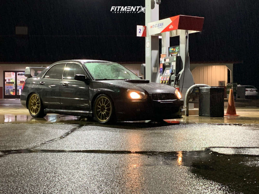 2005 Subaru WRX Base with 18x9.5 Enkei Nt03 and Achilles 225x40 on ...