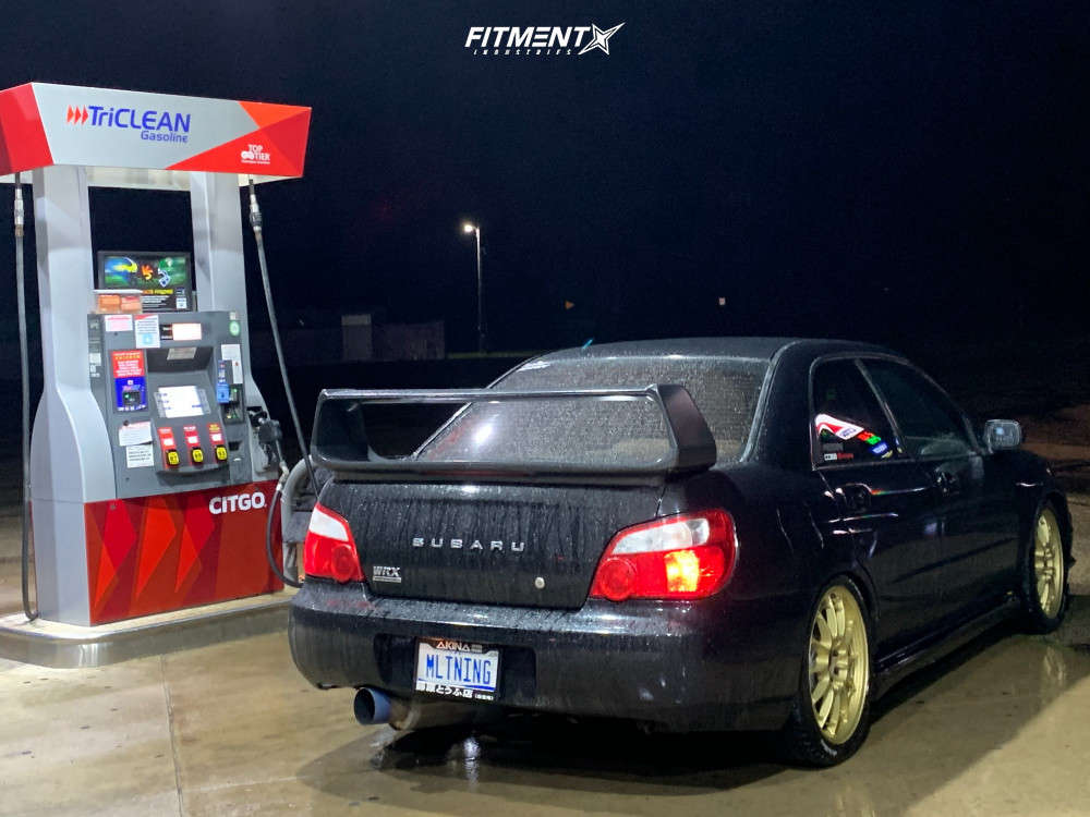 2005 Subaru WRX Base with 18x9.5 Enkei Nt03 and Achilles 225x40 on ...