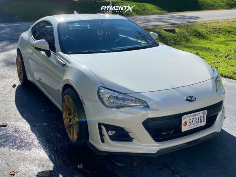 2017 Subaru BRZ Limited Performance with 18x9.5 Option Lab R716 and Michelin 245x40 on Stock ...