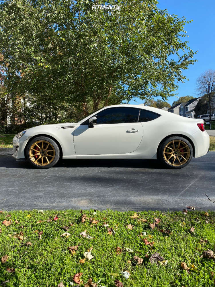2017 Subaru BRZ Limited Performance with 18x9.5 Option Lab R716 and Michelin 245x40 on Stock ...