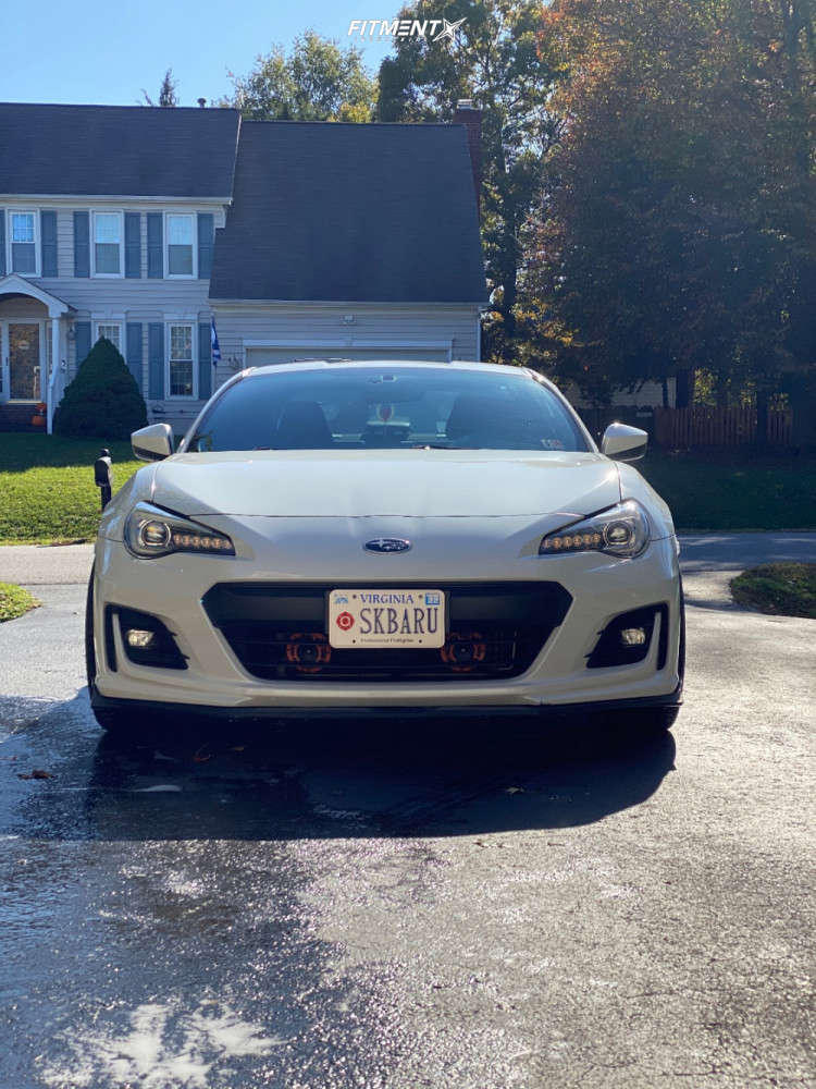 2017 Subaru BRZ Limited Performance with 18x9.5 Option Lab R716 and Michelin 245x40 on Stock ...