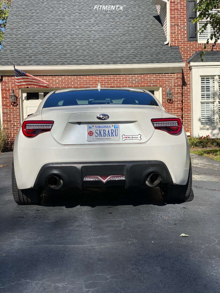 2017 Subaru BRZ Limited Performance with 18x9.5 Option Lab R716 and Michelin 245x40 on Stock ...