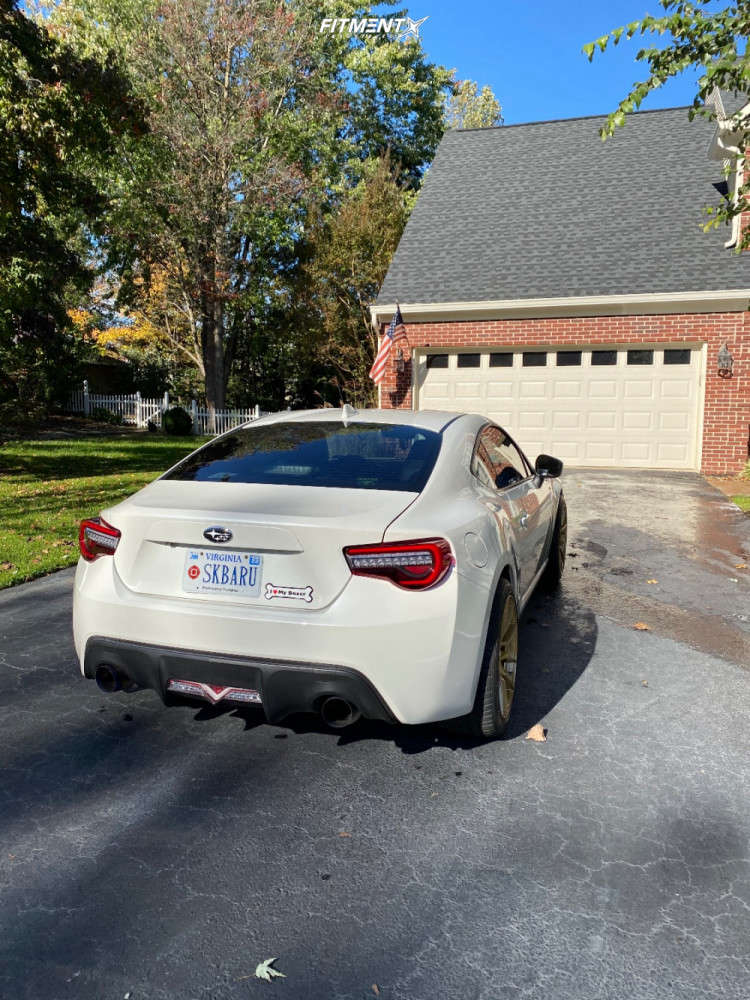 2017 Subaru BRZ Limited Performance with 18x9.5 Option Lab R716 and Michelin 245x40 on Stock ...