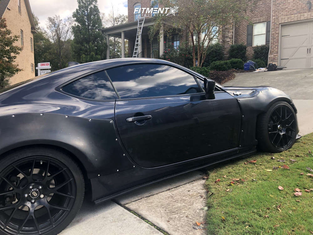 2014 Scion FR-S Base with 19x8.5 Enkei Raijin and Michelin 245x35 on ...