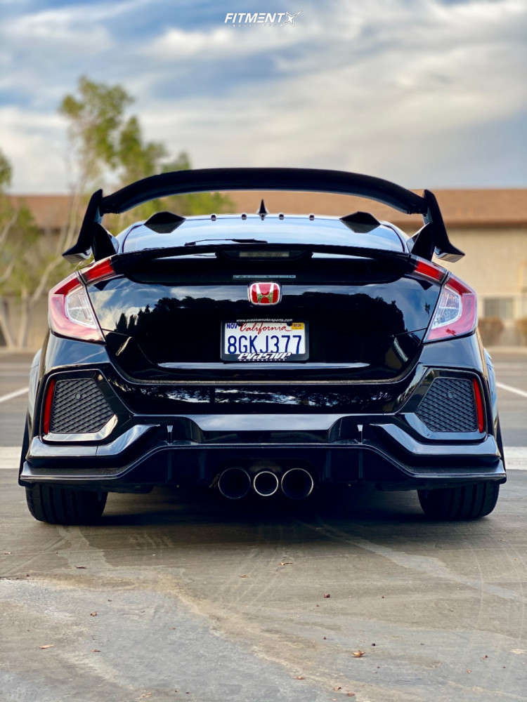 2018 Honda Civic Type R with 18x10 Volk Te37 and Federal 265x35 on ...