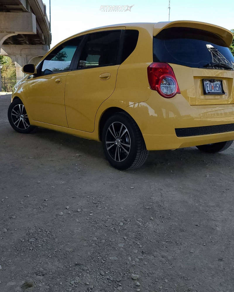 2011 Chevrolet Aveo5 LT with 14x6 RTX Force and Uniroyal 185x60 on ...