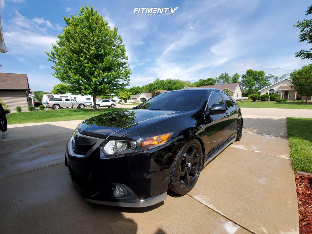 2010 Acura TSX Base with 18x8.5 AVID1 AV6 and Achilles 245x40 on ...