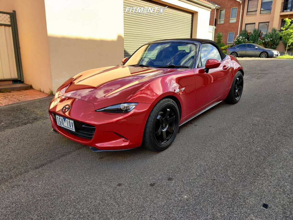 2016 Mazda MX-5 Miata GT with 17x8 AVID1 AV6 and Bridgestone 215x45 on ...