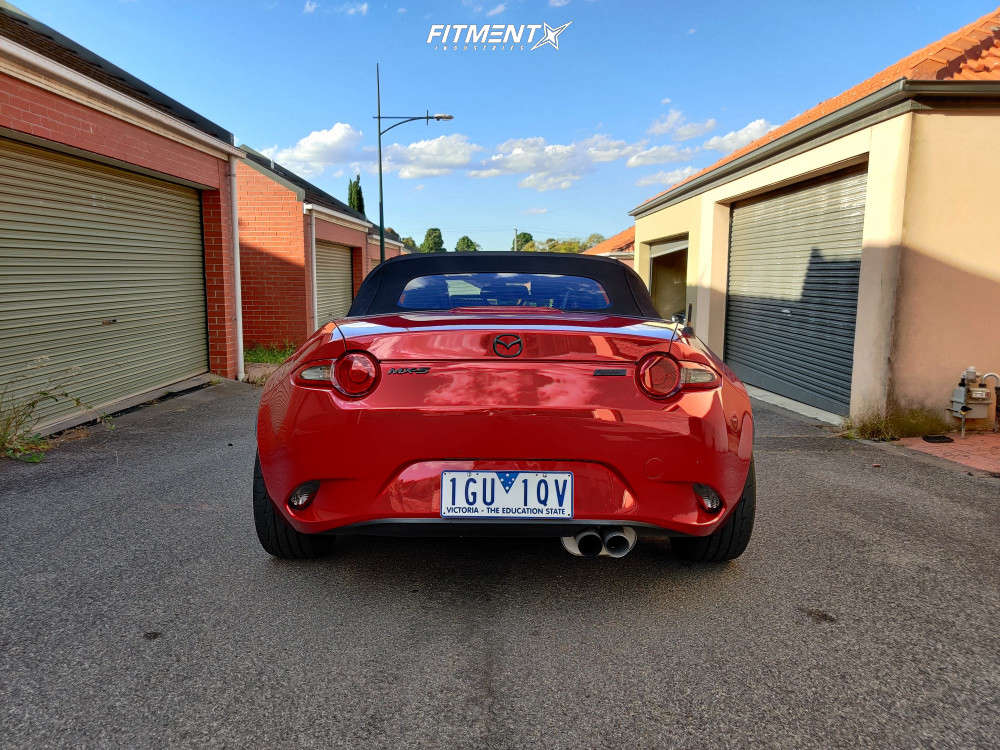 2016 Mazda MX-5 Miata GT with 17x8 AVID1 AV6 and Bridgestone 215x45 on ...