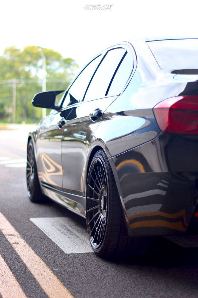 2012 BMW 335i Base with 19x8.5 Rotiform Las-r and Achilles 235x35 on ...