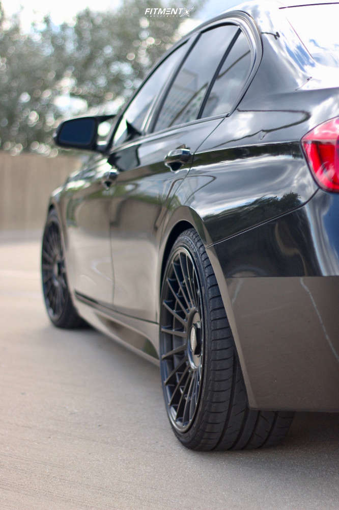 2012 BMW 335i Base with 19x8.5 Rotiform Las-r and Achilles 235x35 on ...