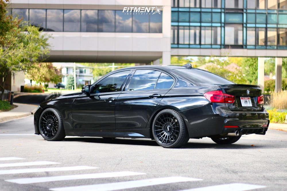 2012 BMW 335i Base with 19x8.5 Rotiform Las-r and Achilles 235x35 on ...