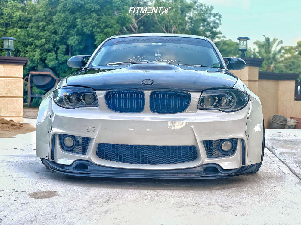 2007 BMW 1 Series M Base with 18x10.5 ESR Cs3 and Nitto 245x35 on ...