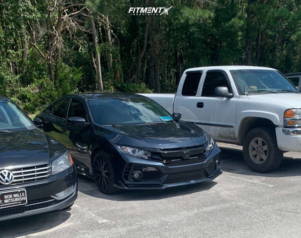 2017 Honda Civic EX-T with 20x8.5 Ravetti M8 and Achilles 235x30 on ...