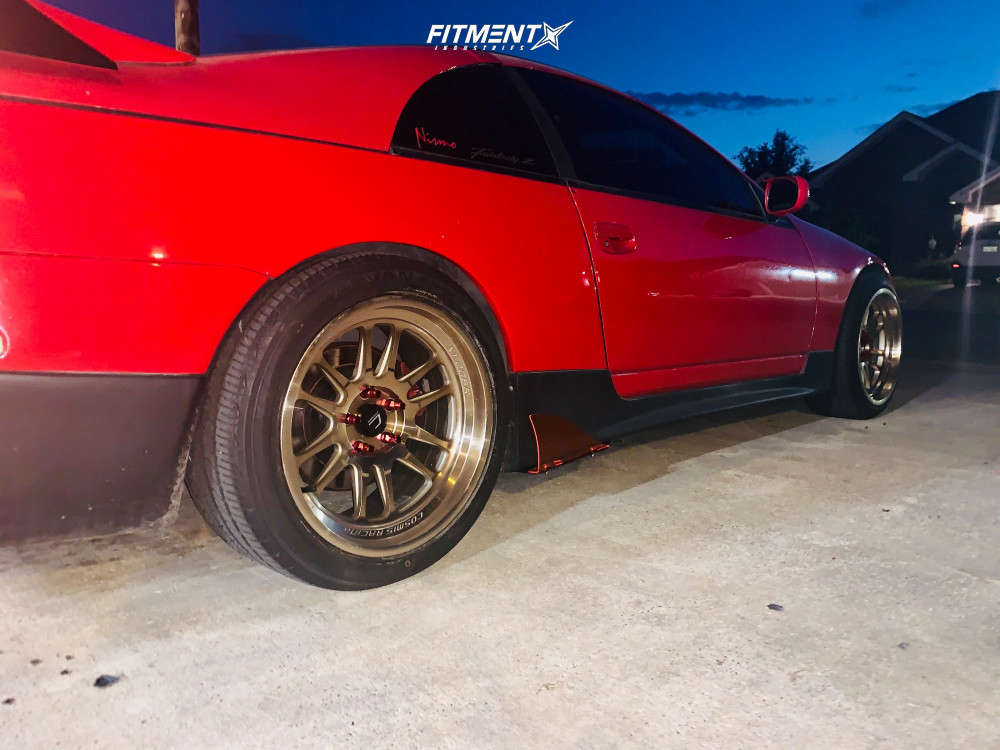 1995 Nissan 300ZX 2 2 with 18x9.5 Cosmis Racing Xt-206r and Pirelli ...