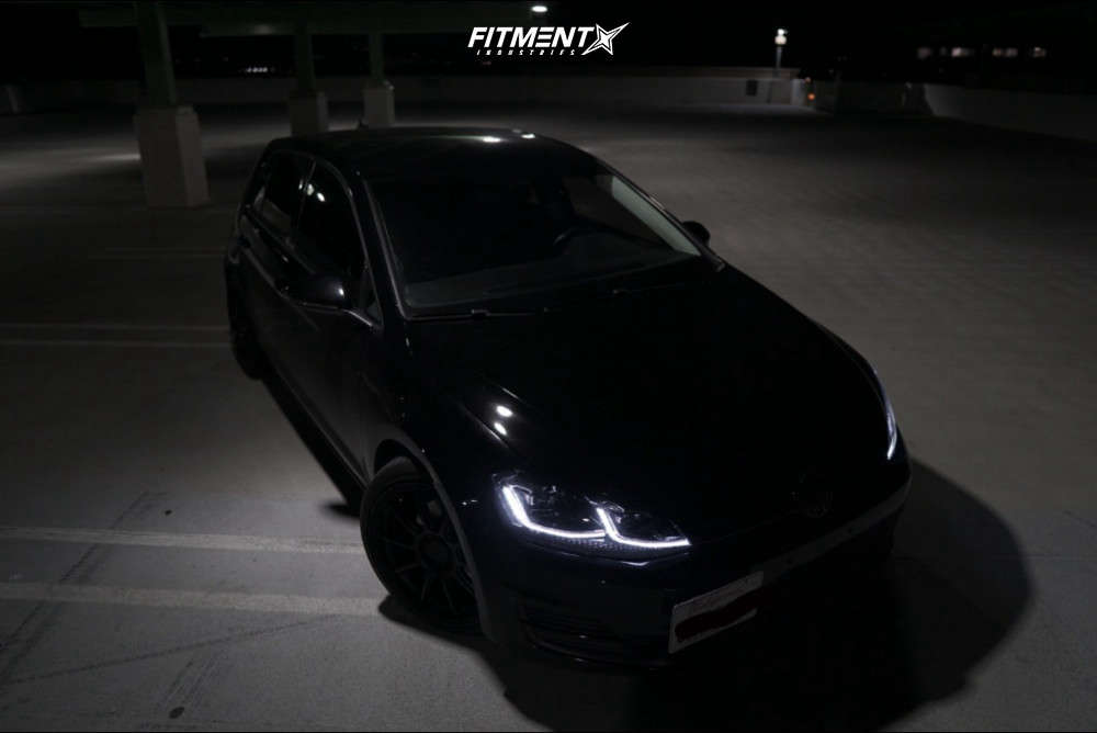 2016 Volkswagen Golf S with 18x8.5 Motegi Mr140 and Nankang 225x40 on ...