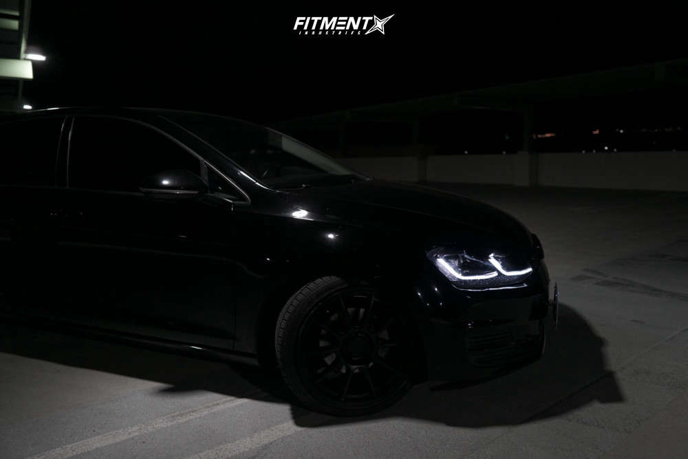 2016 Volkswagen Golf S with 18x8.5 Motegi Mr140 and Nankang 225x40 on ...