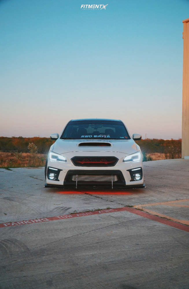 2017 Subaru WRX STI Base with 18x9.5 Kansei Roku and Michelin 255x35 on ...