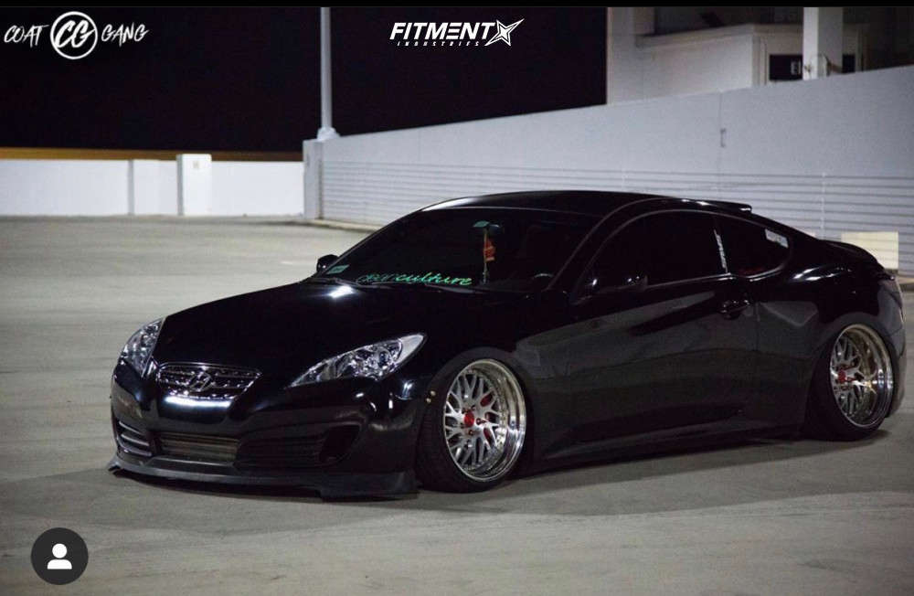 2011 Hyundai Genesis Coupe 2.0T R-Spec with 19x10 GMR Gs-1 Directional and Achilles 235x35 on ...