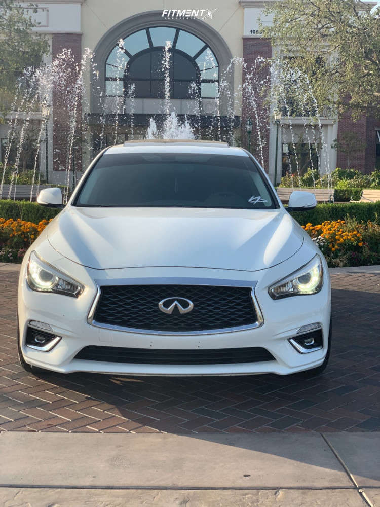 2018 INFINITI Q50 Luxe with 18x9 Konig Oversteer and Bridgestone 225x50 ...