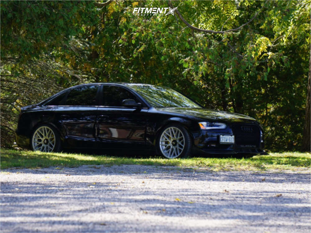 2014 Audi A4 Quattro Base with 19x10 Rotiform Rse and Hankook 255x35 on ...