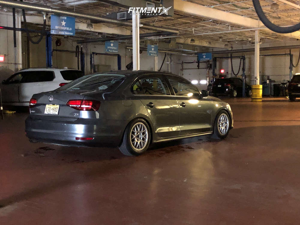 2017 Volkswagen Jetta S with 16x8 BBS Rx and Bridgestone 205x50 on ...