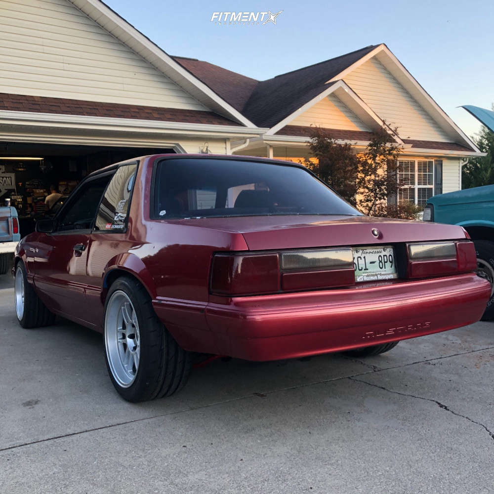 1993 Ford Mustang LX with 17x9.5 MST Suzuka and Firestone 255x40 on ...
