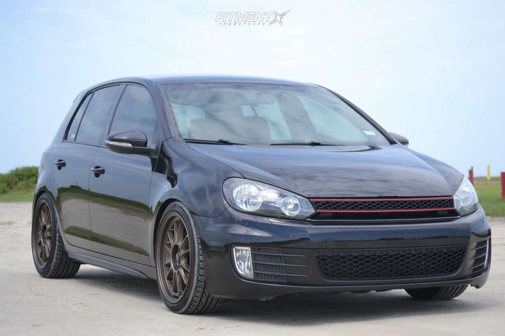 2013 Volkswagen GTI Base with 18x8.5 Konig Hypergram and Lexani 225x40 ...