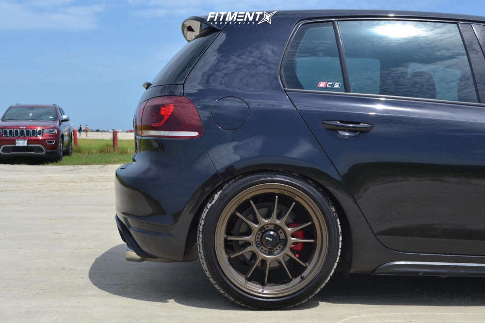 2013 Volkswagen GTI Base with 18x8.5 Konig Hypergram and Lexani 225x40 ...