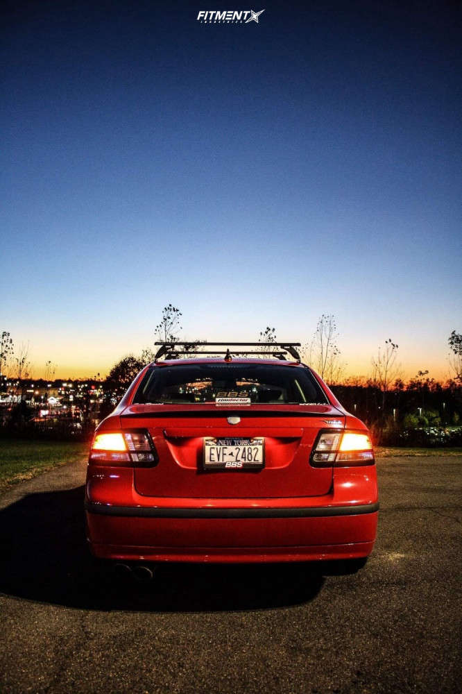 2003 Saab 9-3 Linear with 17x7.5 BBS Rk and Michelin 225x40 on Stock ...