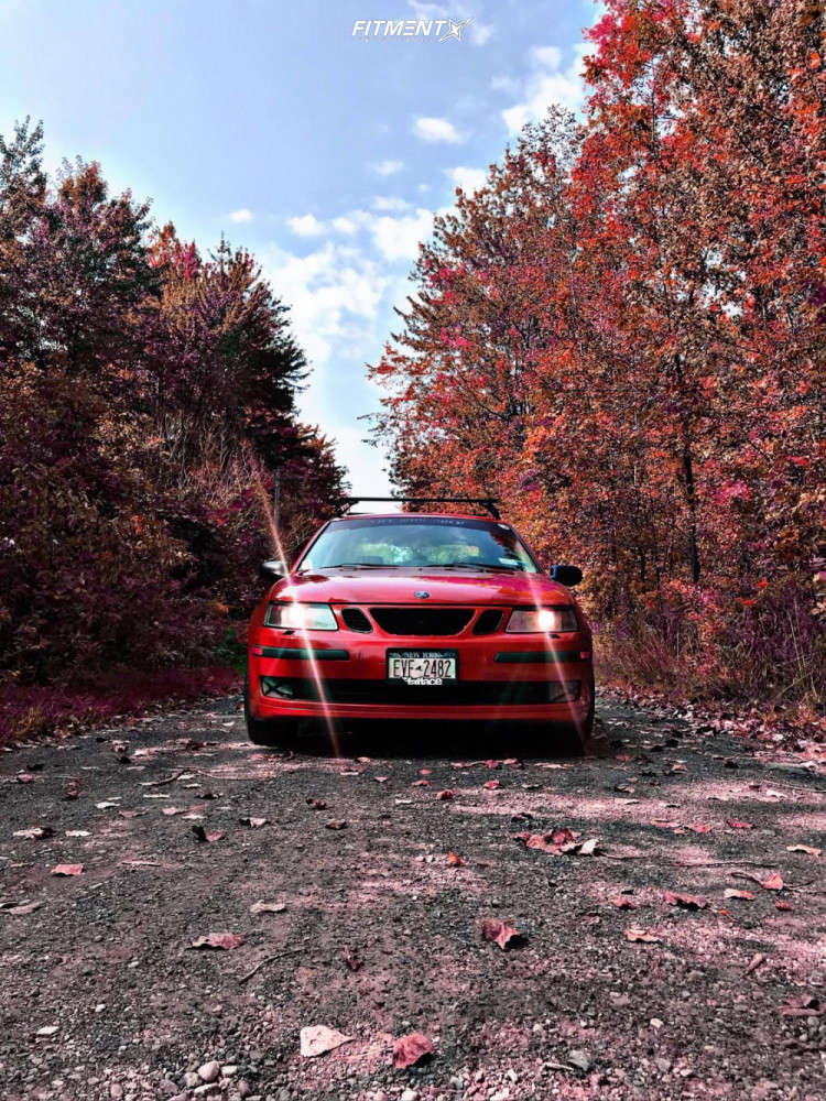 2003 Saab 9-3 Linear with 17x7.5 BBS Rk and Michelin 225x40 on Stock ...