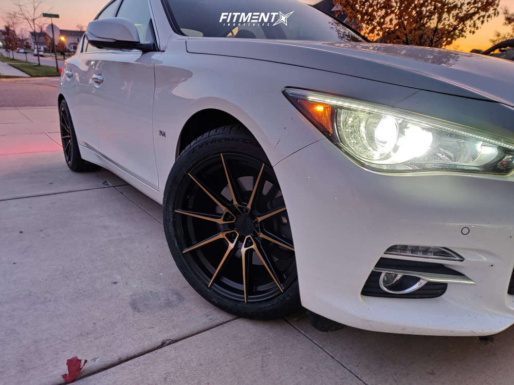 2016 Infiniti Q50 Premium with 18x9.5 XXR 567 and Continental 265x40 on ...
