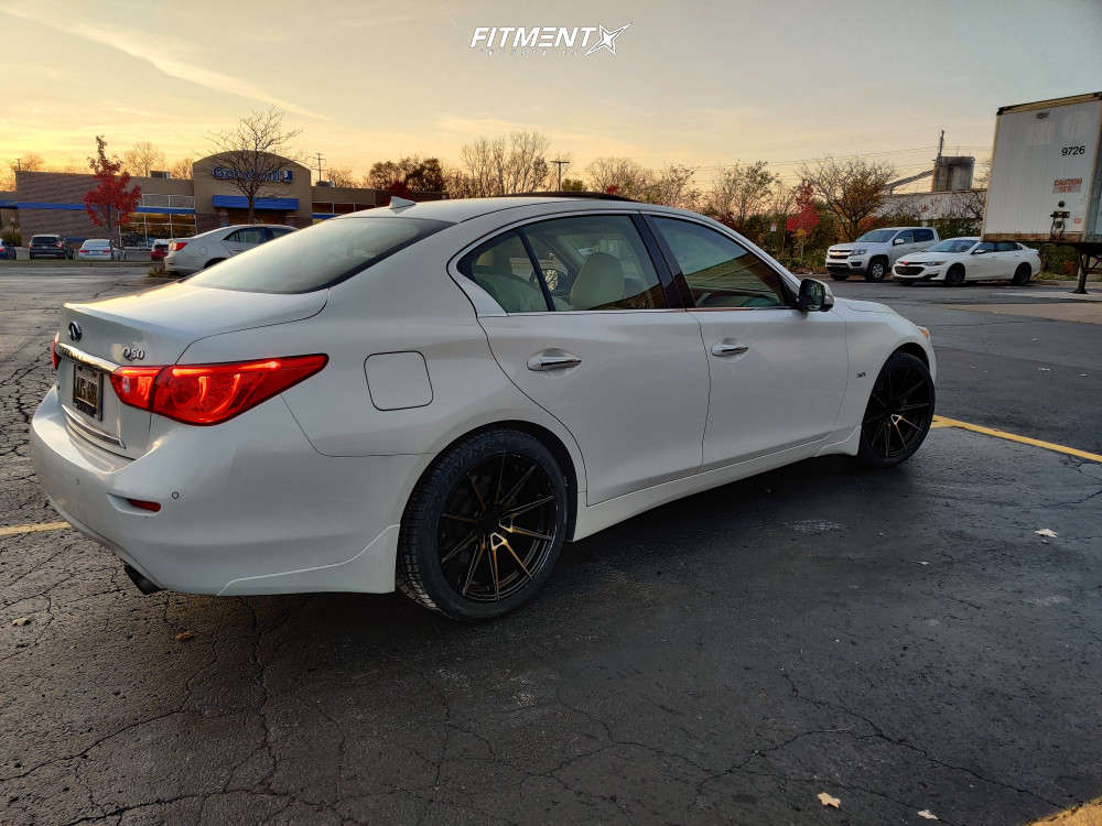 2016 Infiniti Q50 Premium with 18x9.5 XXR 567 and Continental 265x40 on ...