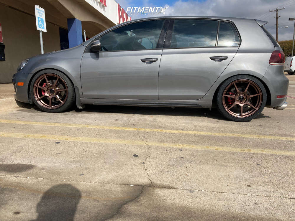 2011 Volkswagen GTI Base with 18x8 Enkei Tfr and Goodyear 225x40 on ...