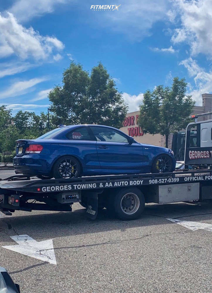 2010 BMW 135i Base with 18x8 Advan RZ and Yokohama 225x35 on Coilovers ...