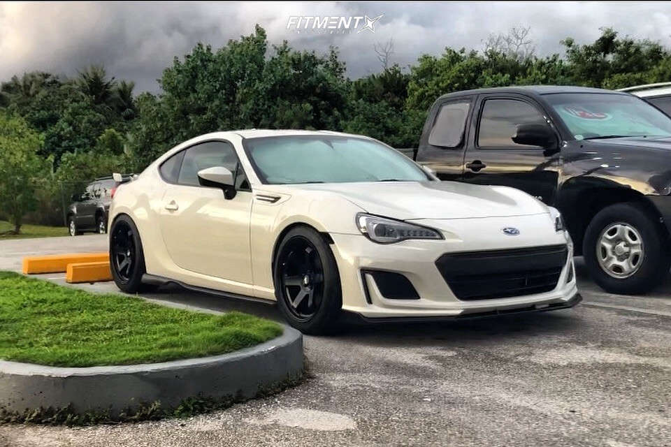 2018 Subaru BRZ Base with 18x9.5 AVID1 AV6 and Federal 245x40 on Coilovers | 1347074 | Fitment ...