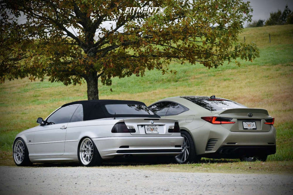 2003 BMW 325Ci Base with 18x8.5 F1R F21 and Nankang 225x40 on Coilovers ...