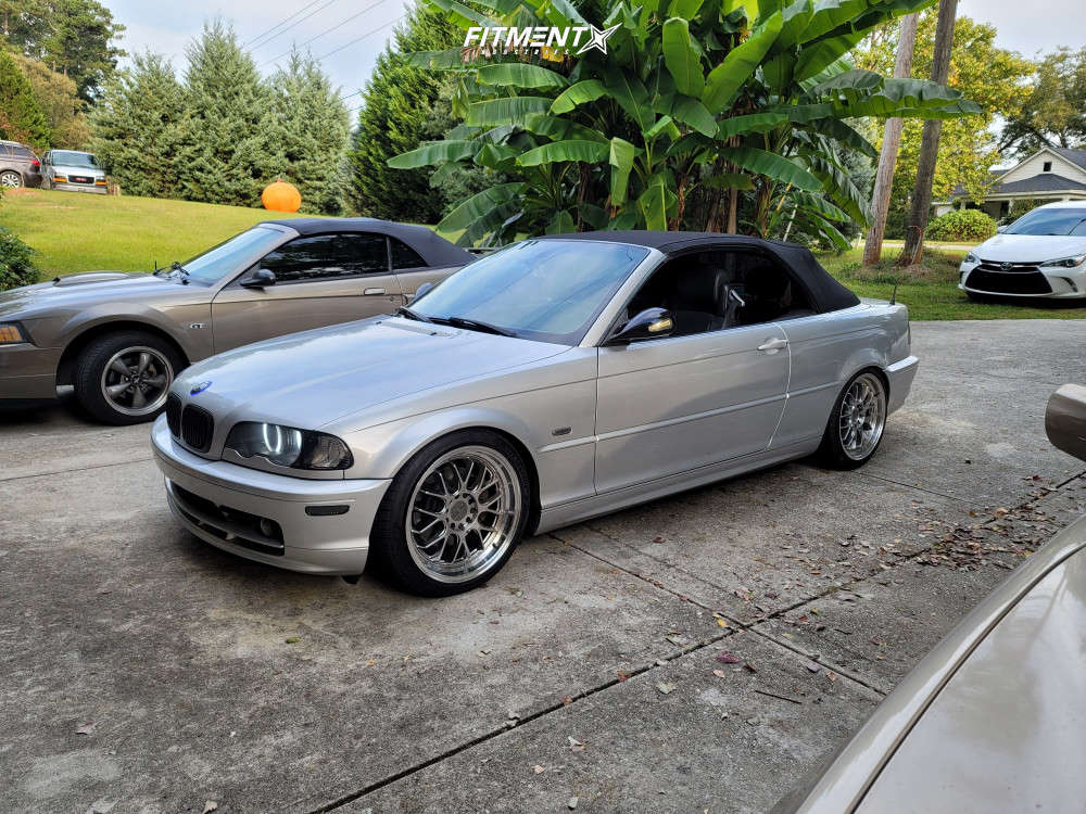 2003 BMW 325Ci Base with 18x8.5 F1R F21 and Nankang 225x40 on Coilovers ...