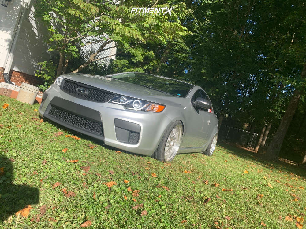 2012 Kia Forte Koup EX with 18x8.5 ESR Sr01 and Lexani 215x35 on ...