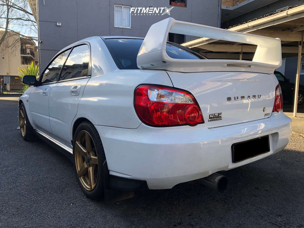 2003 Subaru WRX Base with 17x7.5 A-Line Claw and Bridgestone 225x45 on ...