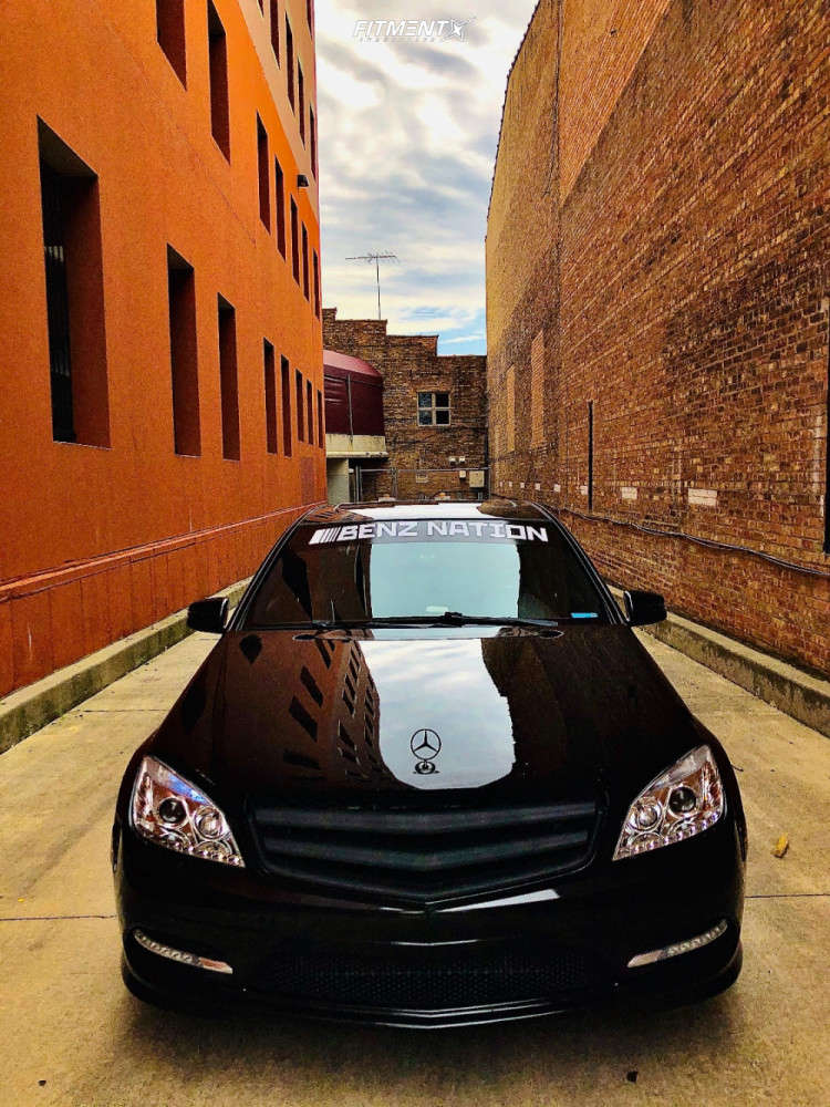 2011 Mercedes-Benz C300 4Matic Sport with 19x8.5 Verde Axis and Nankang ...