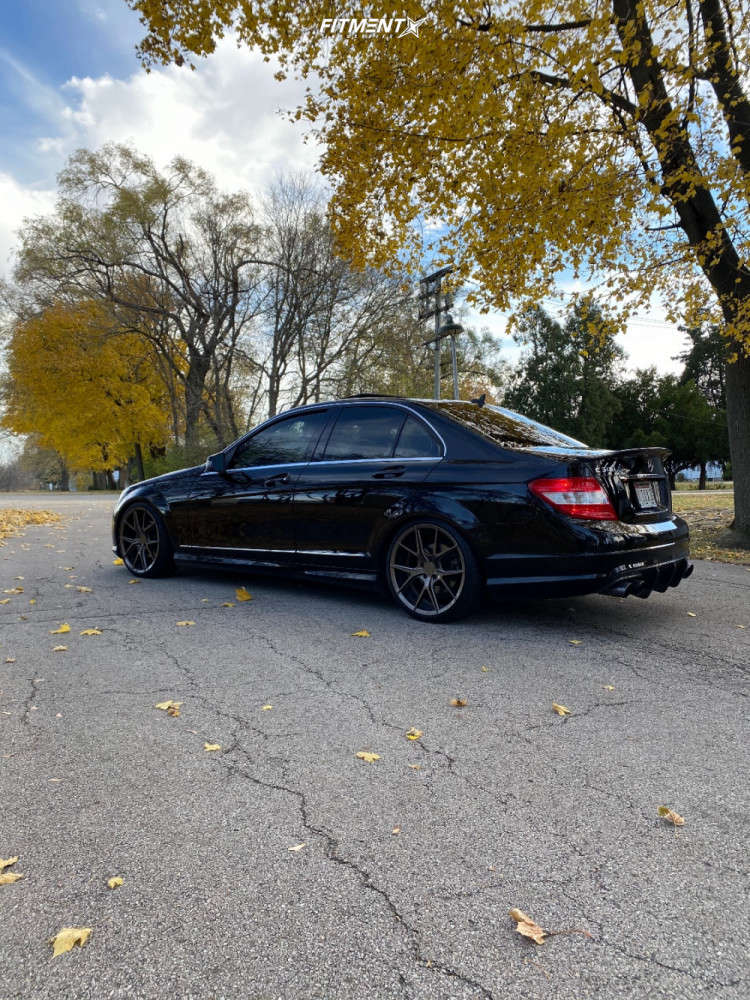 2011 Mercedes-Benz C300 4Matic Sport with 19x8.5 Verde Axis and Nankang ...