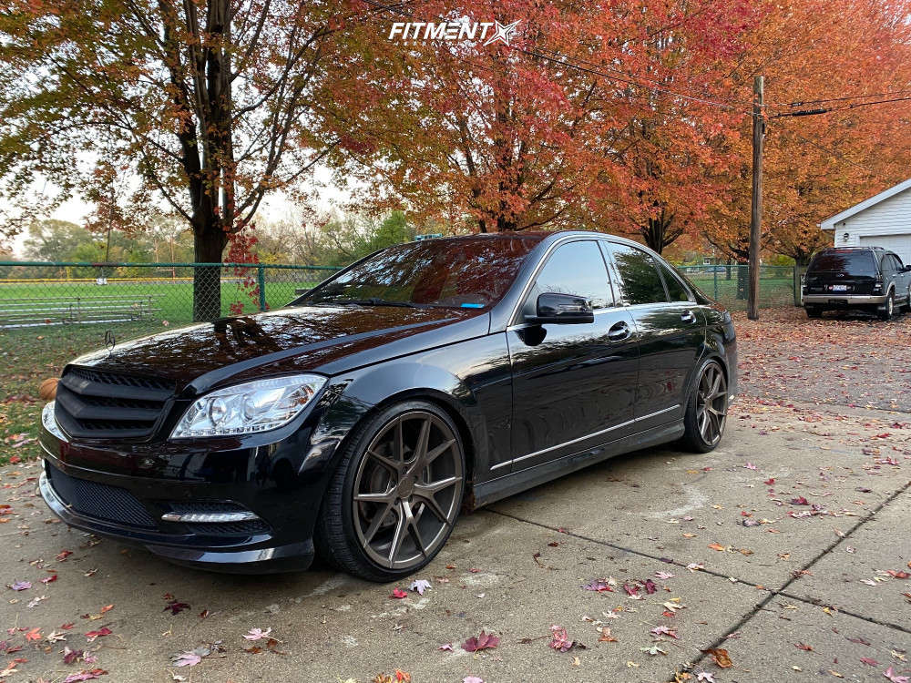 2011 Mercedes-Benz C300 4Matic Sport with 19x8.5 Verde Axis and Nankang ...