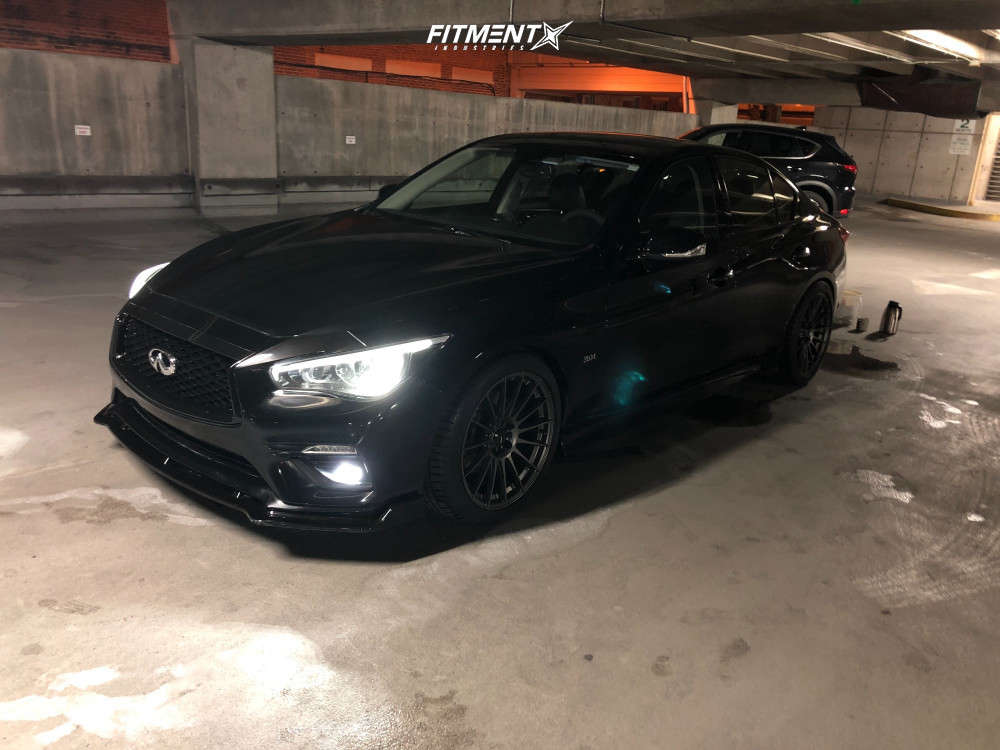 2018 INFINITI Q50 Luxe with 19x9.5 Konig Rennform and Michelin 255x40 ...