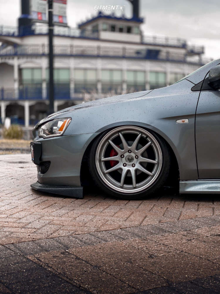 2012 Mitsubishi Lancer ES with 18x9.5 Aodhan Ds02 and Continental ...