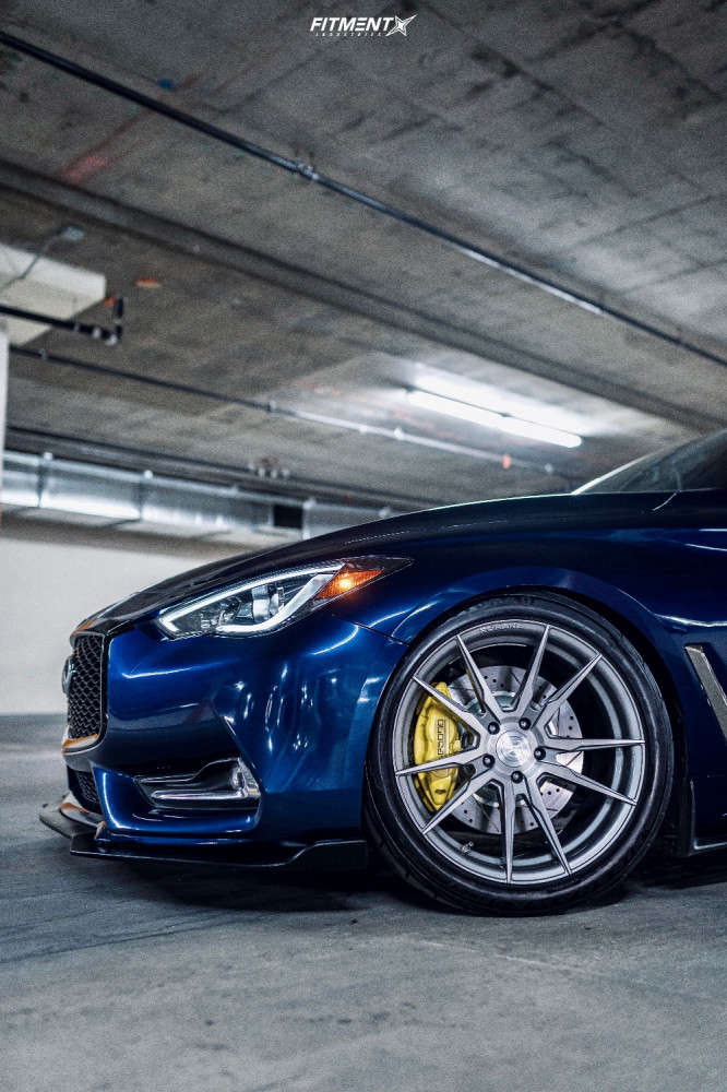 2017 INFINITI Q60 Premium with 19x9.5 Rohana Rf2 and Firestone 255x40 ...