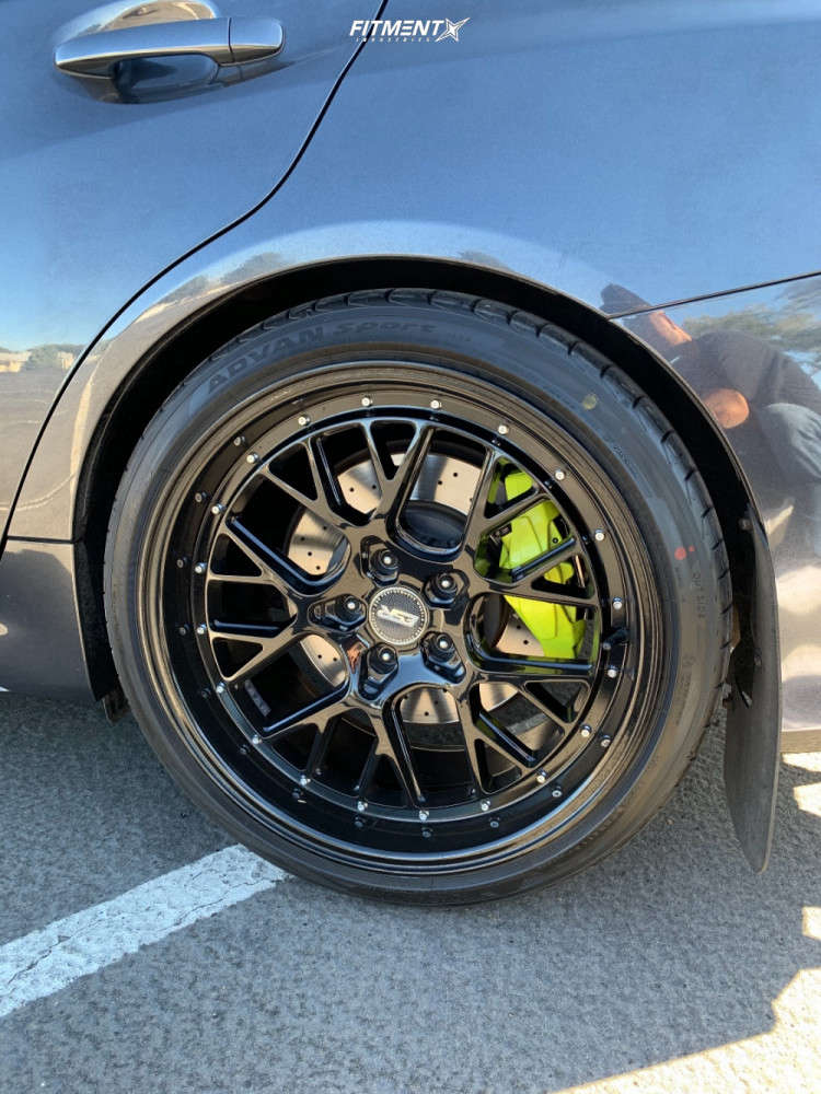 2018 Subaru WRX STI Base with 19x9.5 ESR Cs11 and Yokohama 245x35 on ...