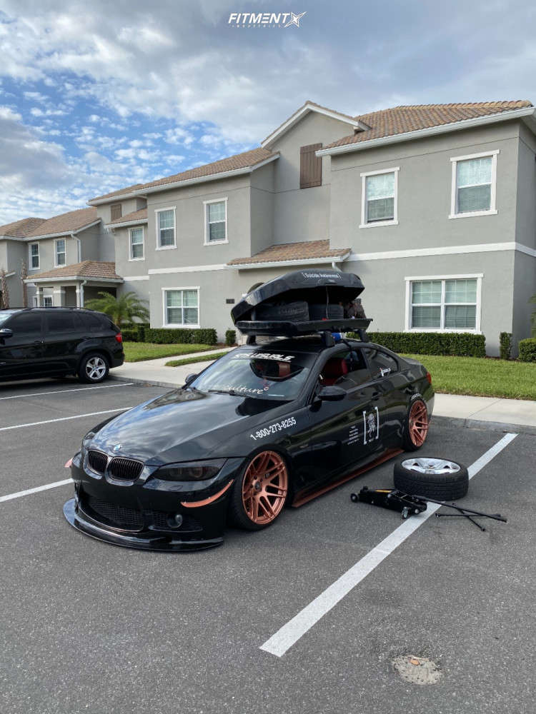 2009 BMW 335i Base with 19x9.5 Forgestar F14 and Achilles 225x35 on Air ...