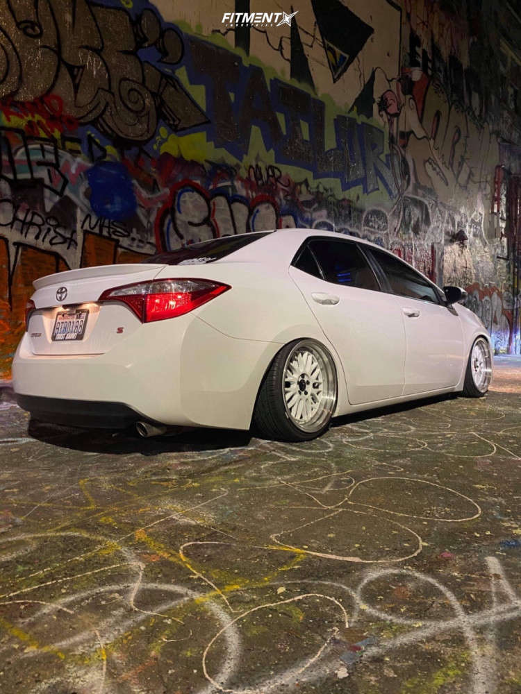 2014 Toyota Corolla S with 18x9 JNC Jnc005 and Nankang 215x35 on Air ...