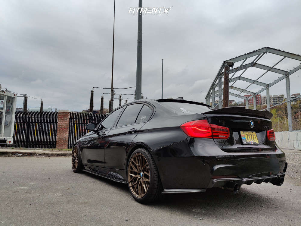 2017 BMW 340i XDrive Base with 19x8.5 VMR V802 and Continental 225x40 ...